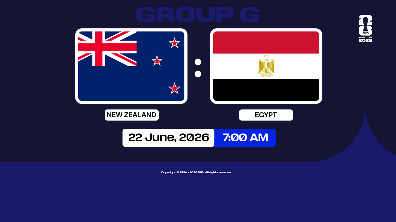 NZL vs EGY